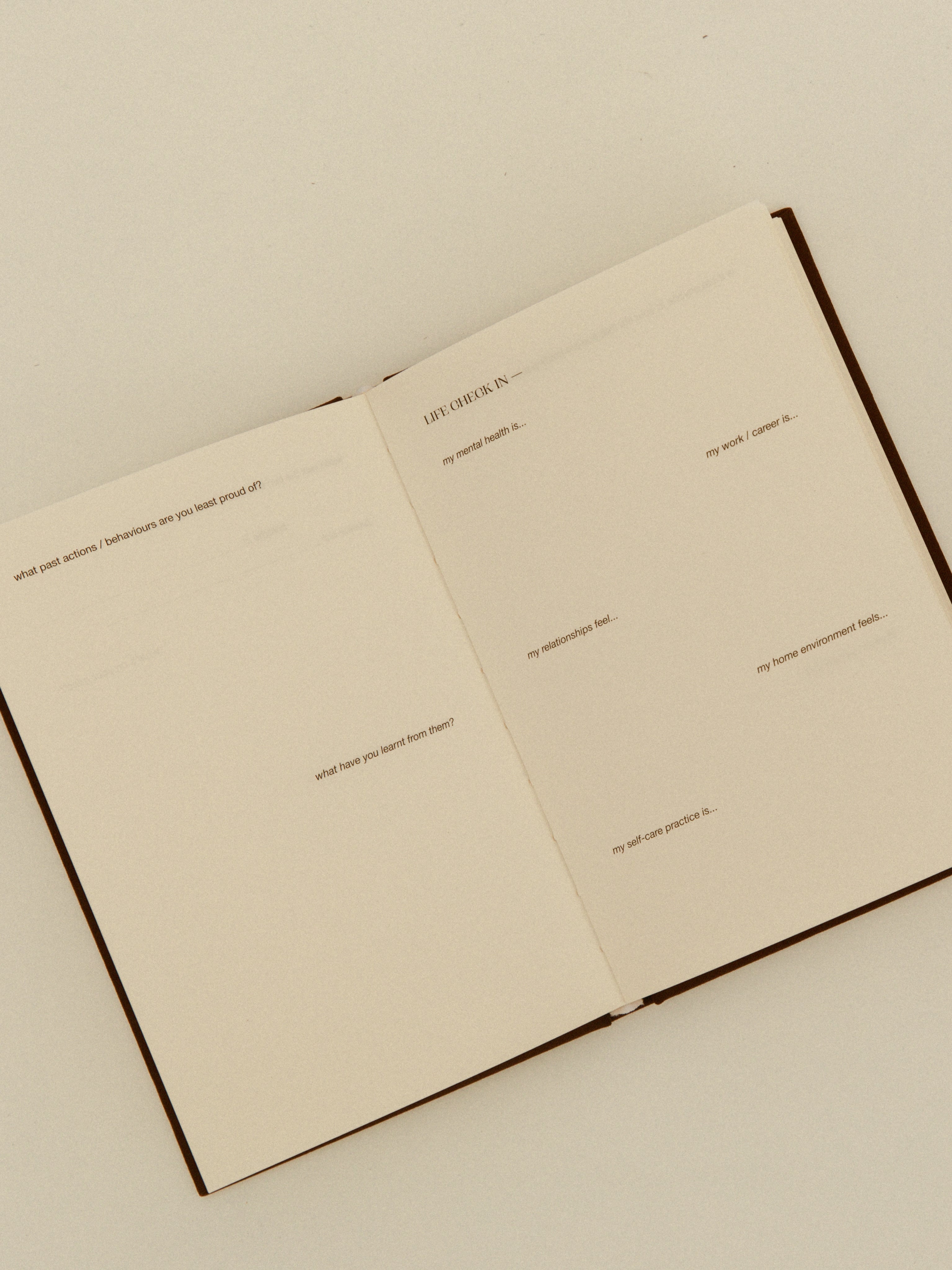 WOI Journal | Words Of Introspection | Guided Journals